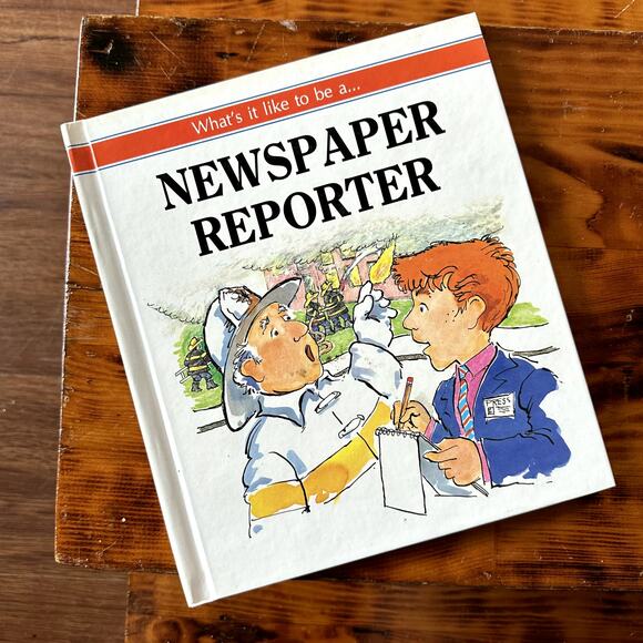 Vintage | Toys | Vintage 99 Whats It Like To Be A Newspaper Reporter ...